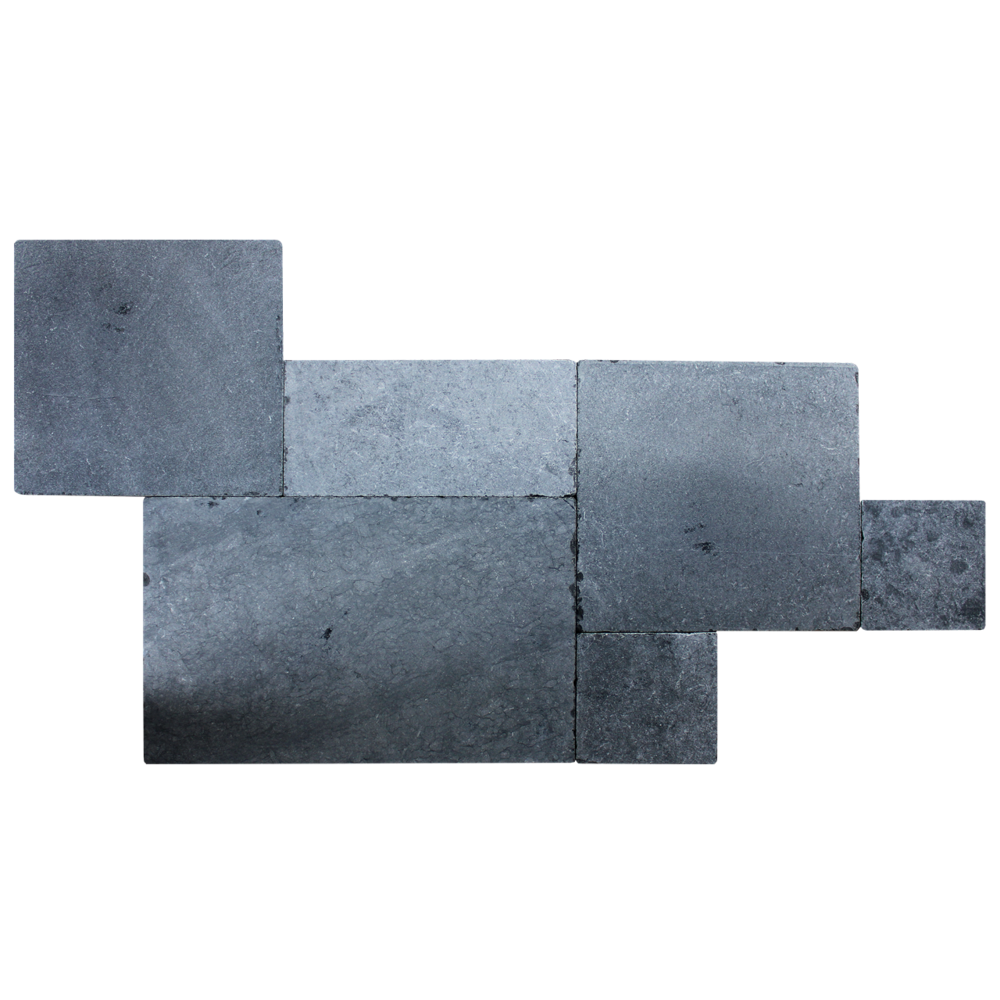 Bluestone Sandblasted & Tumbled 30mm French Pattern
