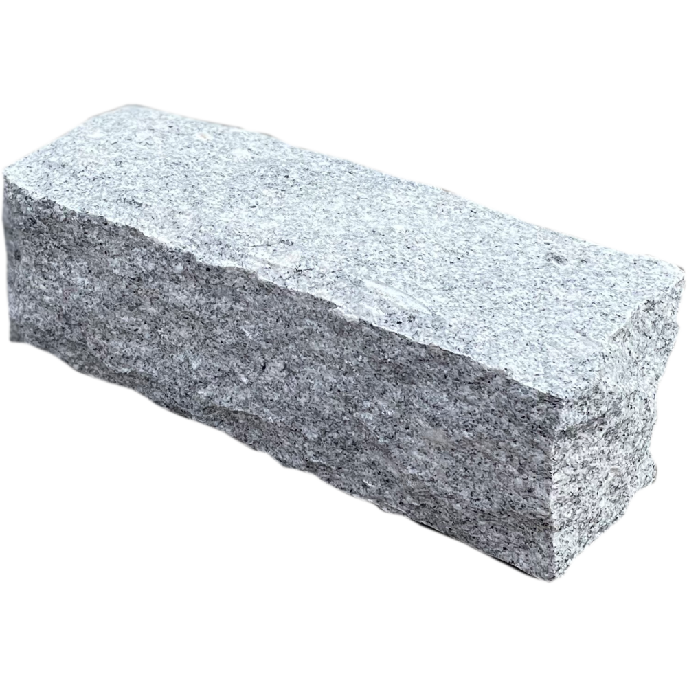 Stone garden edging Silver Granite 300x100x100mm