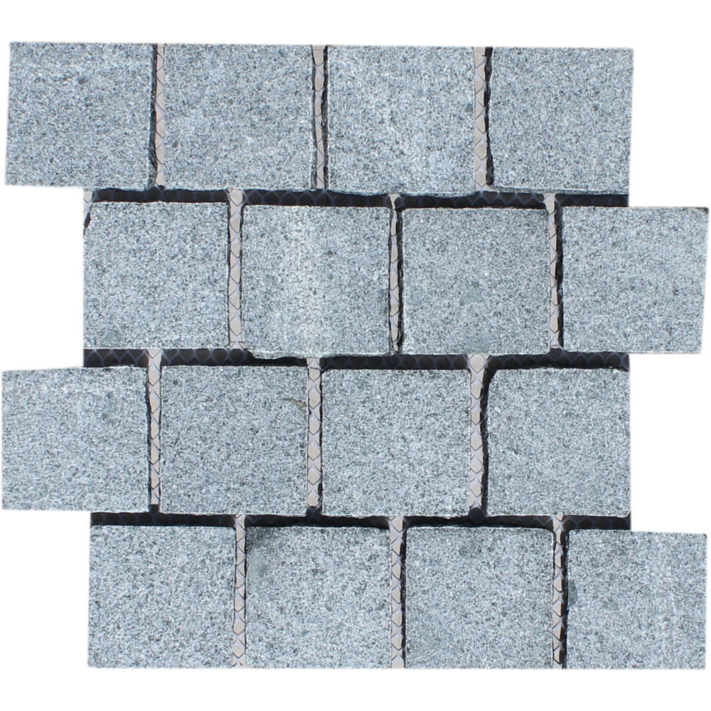 Granite 100mm Cobble Mat Grey