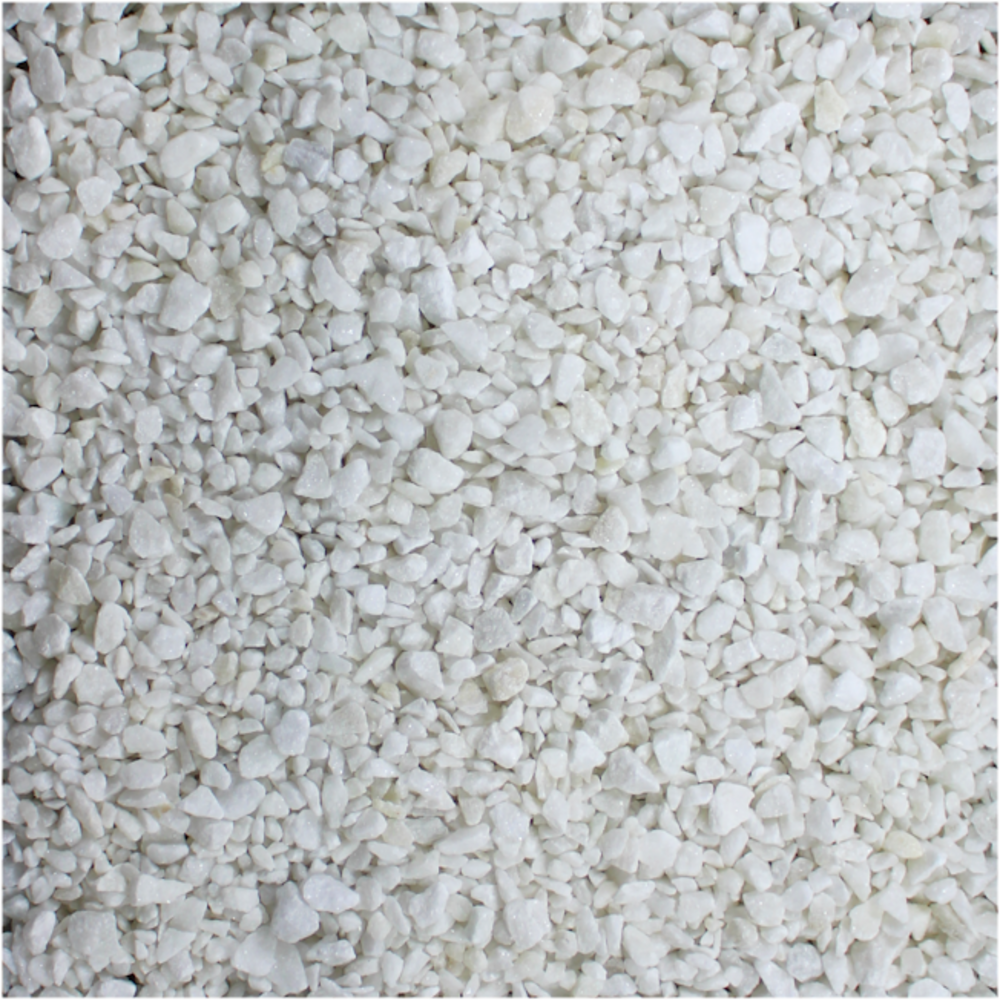 Pebble Snow White Chip 15-20mm 20kg Bag