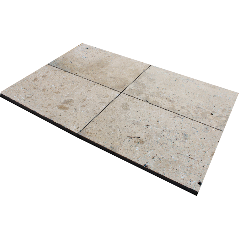 Travertine Paver Latte Tumbled 610x406x30mm